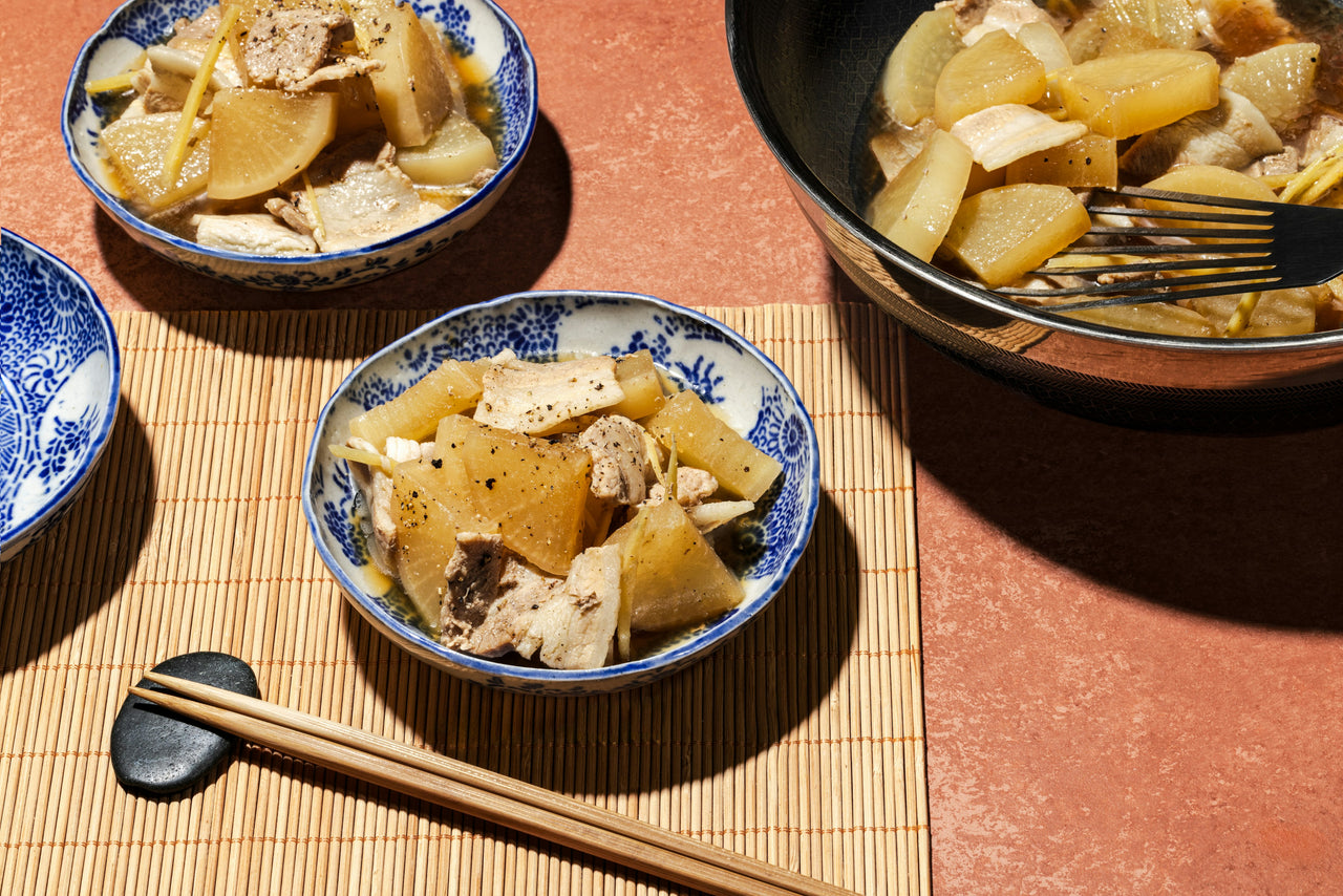 Braised Daikon Radish and Pork Belly – HexClad Cookware Canada