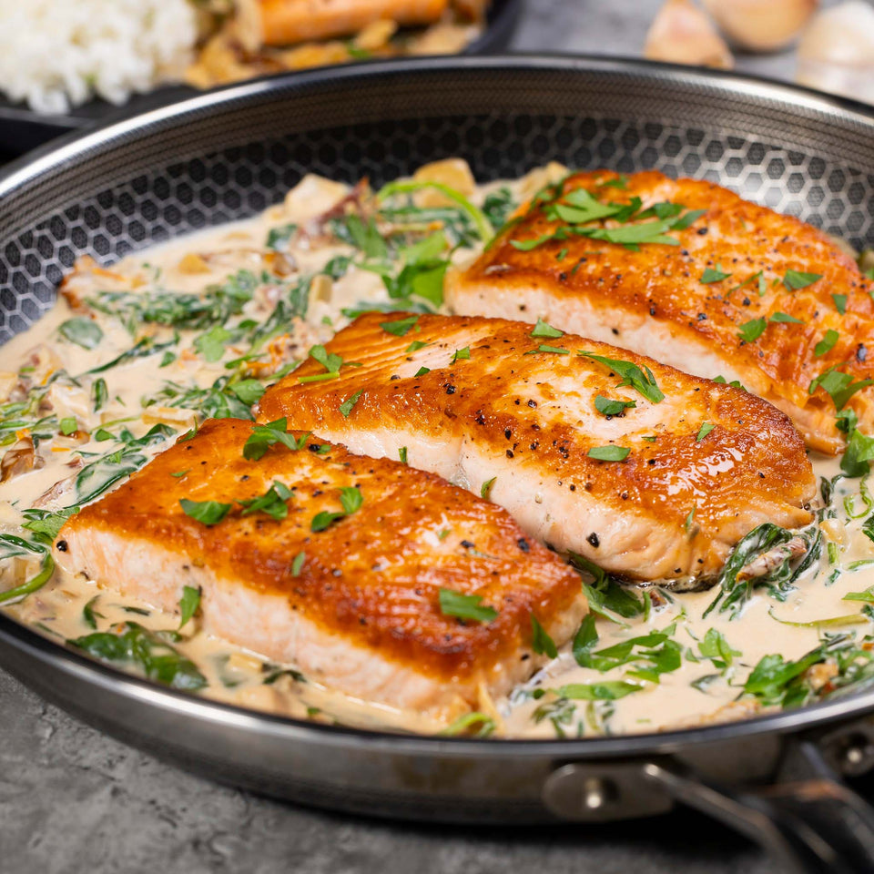 12" Hybrid Frying Pan | HexClad Cookware – HexClad Cookware Canada