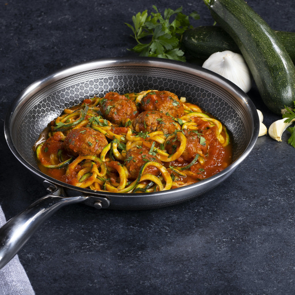 6pc HexClad Stainless Steel Cookware Set with Lids | Nonstick Pans ...