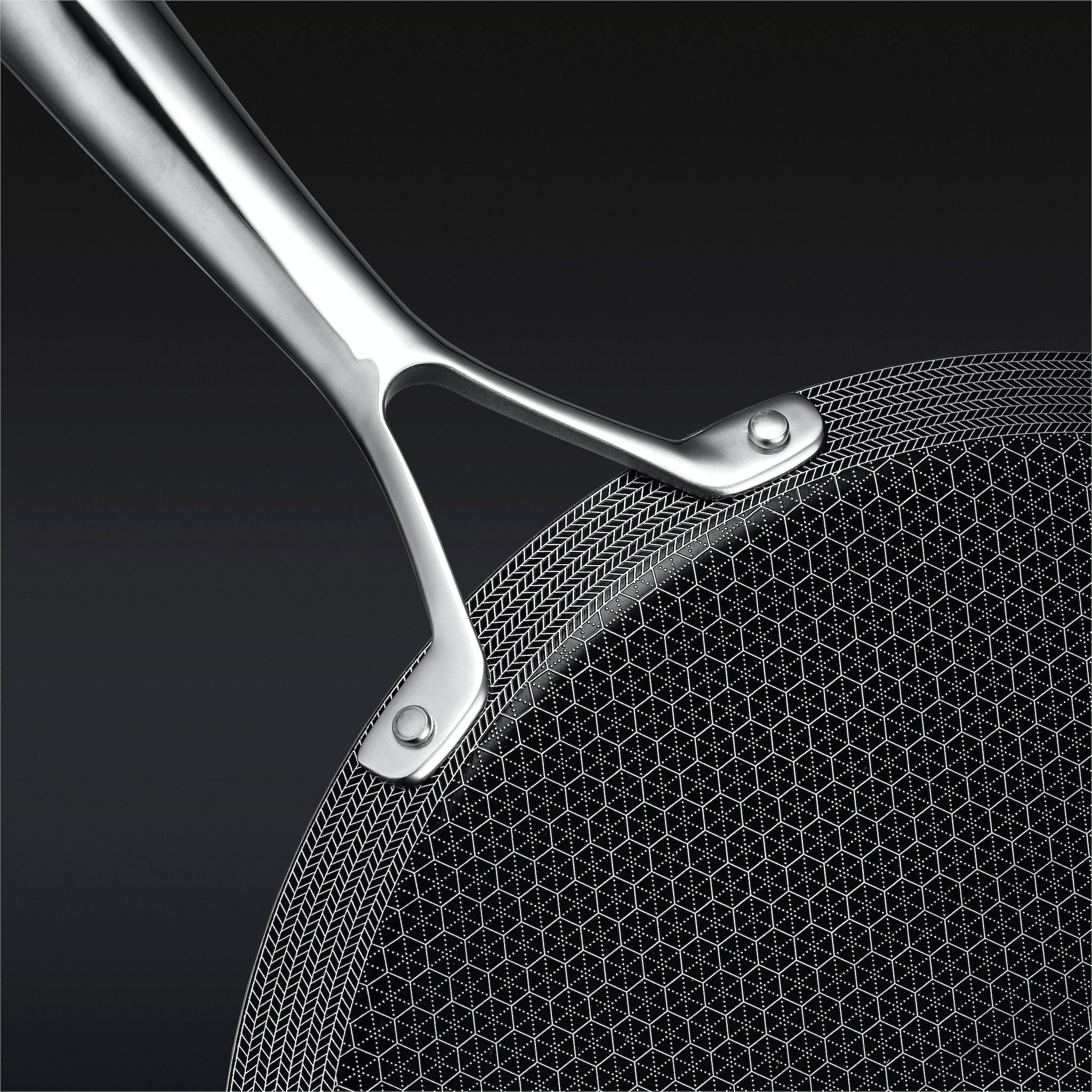 12" Griddle Pan (30 cm) | Stainless Steel Hybrid Cookware | HexClad ...