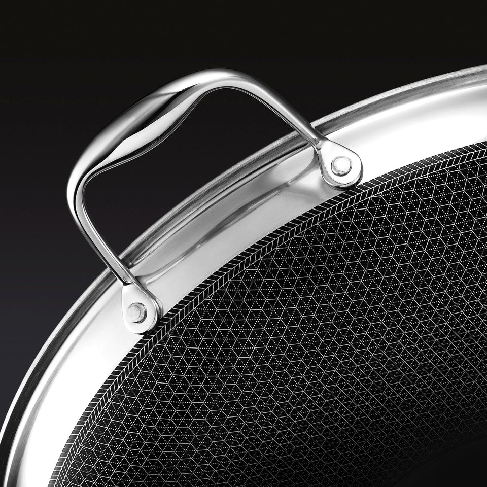 14" Hybrid Pan with Lid (35cm) – HexClad Cookware Canada