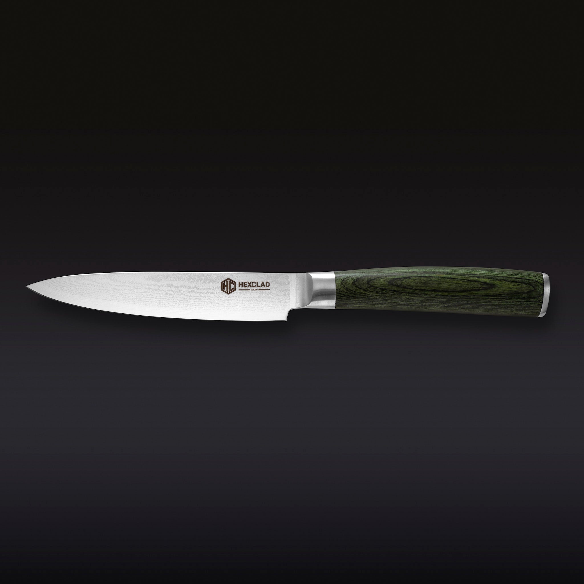Damascus Steel Utility Knife, 5" (12 cm) – HexClad Cookware Canada